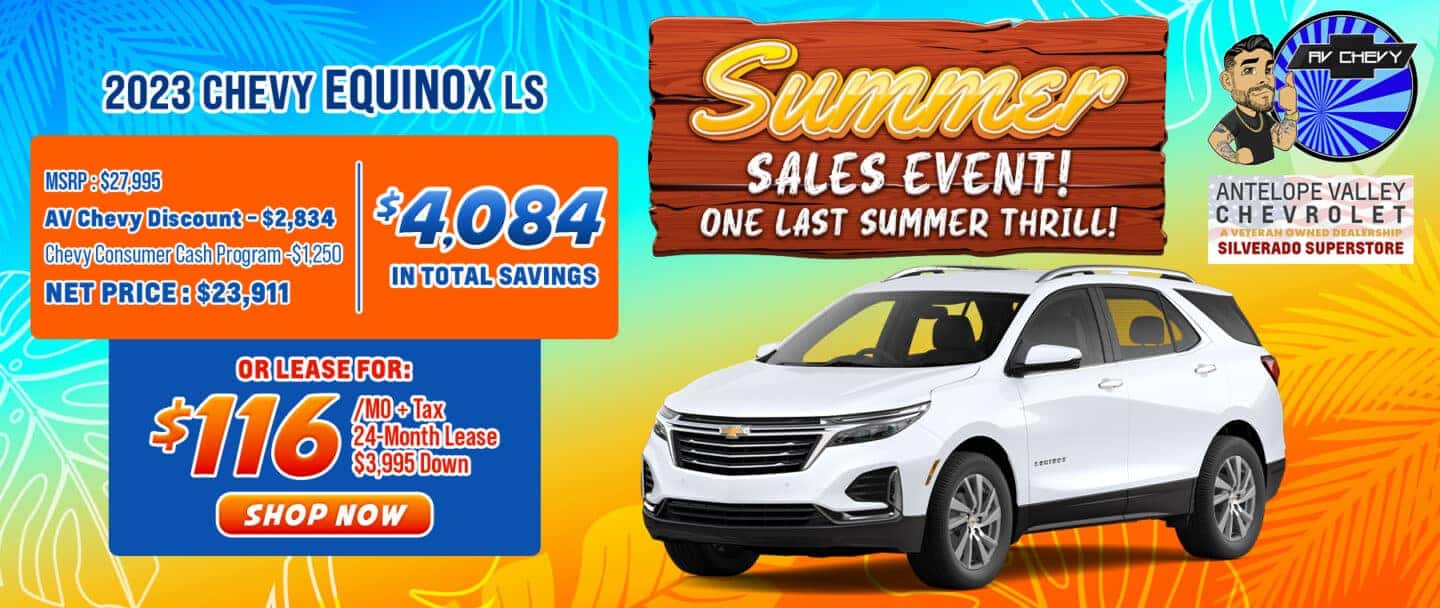 Current New Chevrolet Special Offers | Antelope Valley Chevrolet