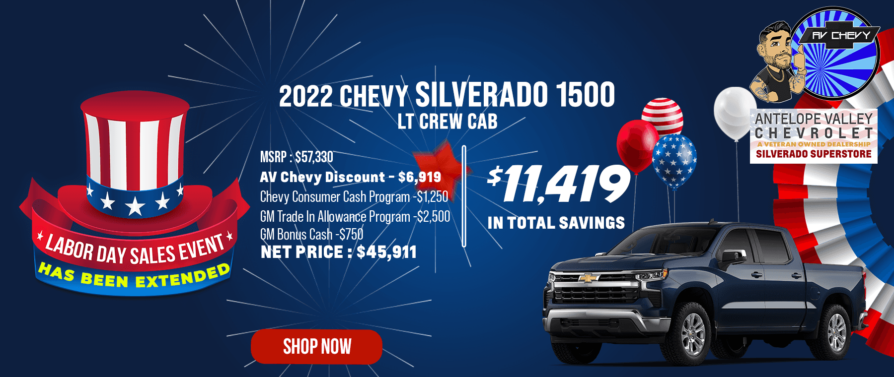 Current New Chevrolet Special Offers | Antelope Valley Chevrolet