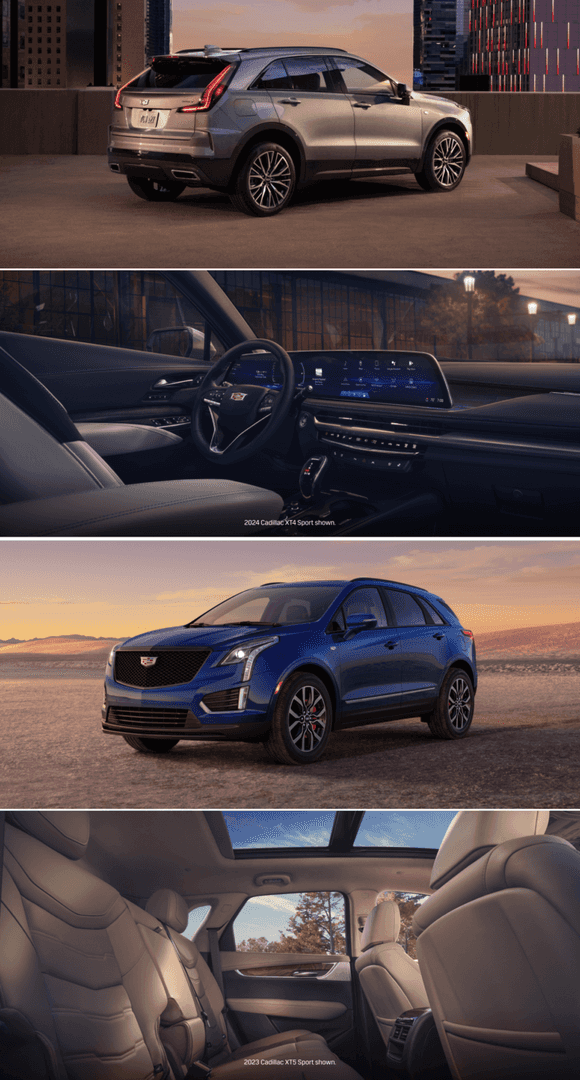 Cadillac XT4 Vs. Cadillac XT5 Comparison