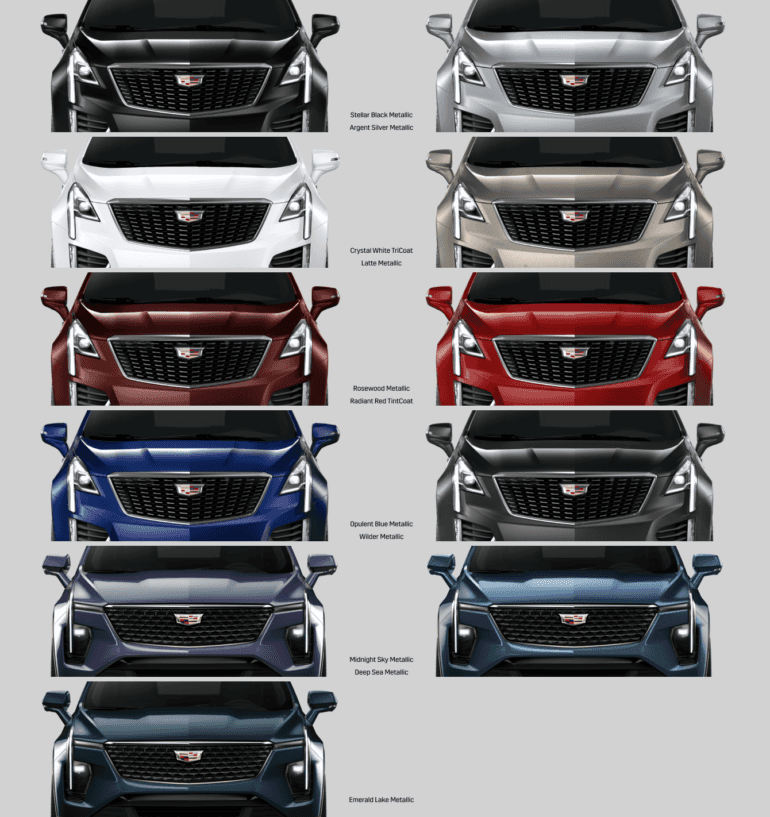 Cadillac XT4 Vs. Cadillac XT5 Comparison