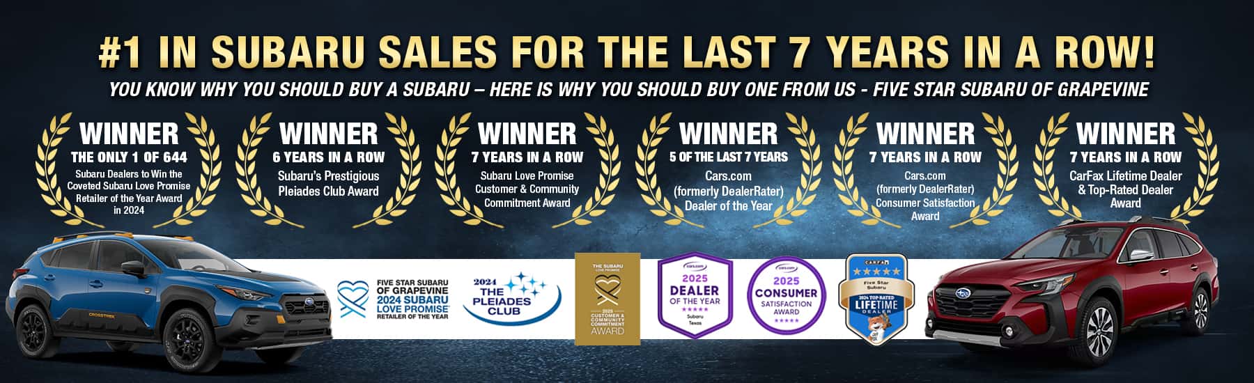 Subaru Dealership Grapevine TX | Dallas | Plano