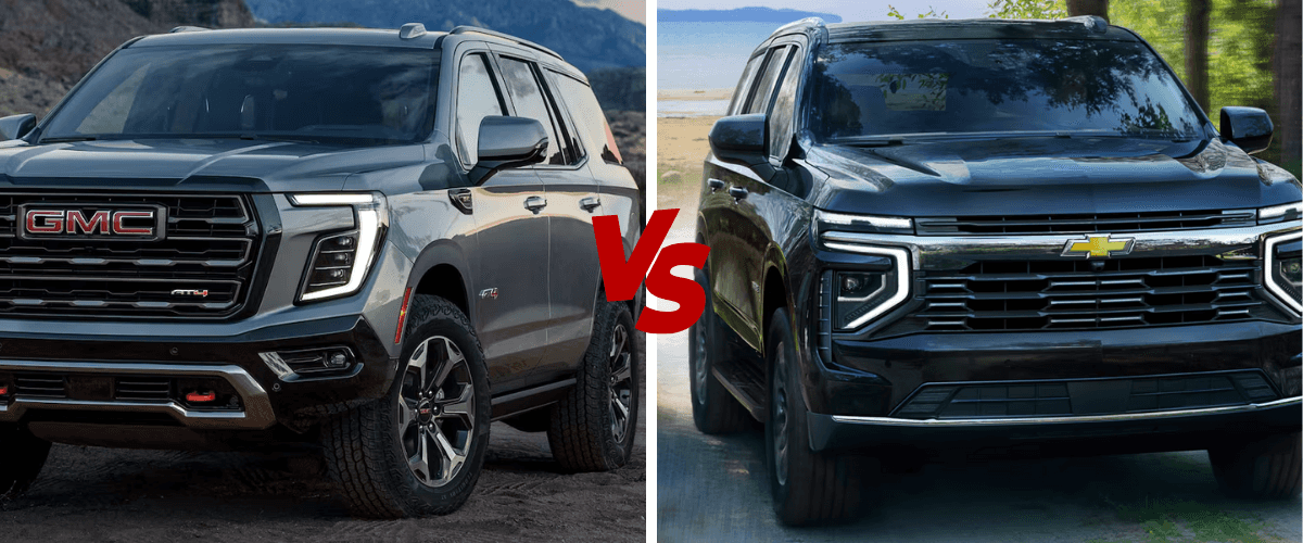2025 GMC Yukon vs 2025 Chevrolet Tahoe | Jerry Seiner Buick GMC