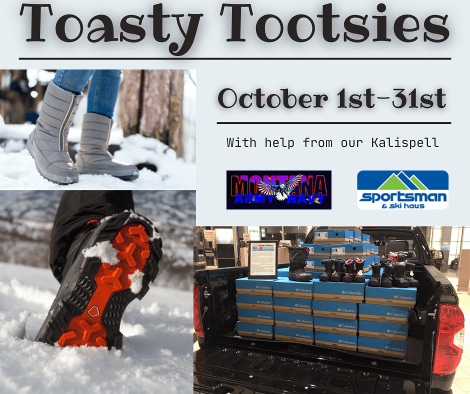Toasty Tootsies Boot Drive | October 2023 | Kalispell Toyota