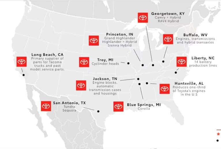 Where Are Toyotas Made? Explore Toyota Plant Locations