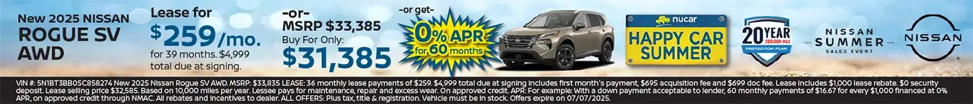 622 New Nissan Cars, SUVs in Stock | Nucar Nissan of Tilton