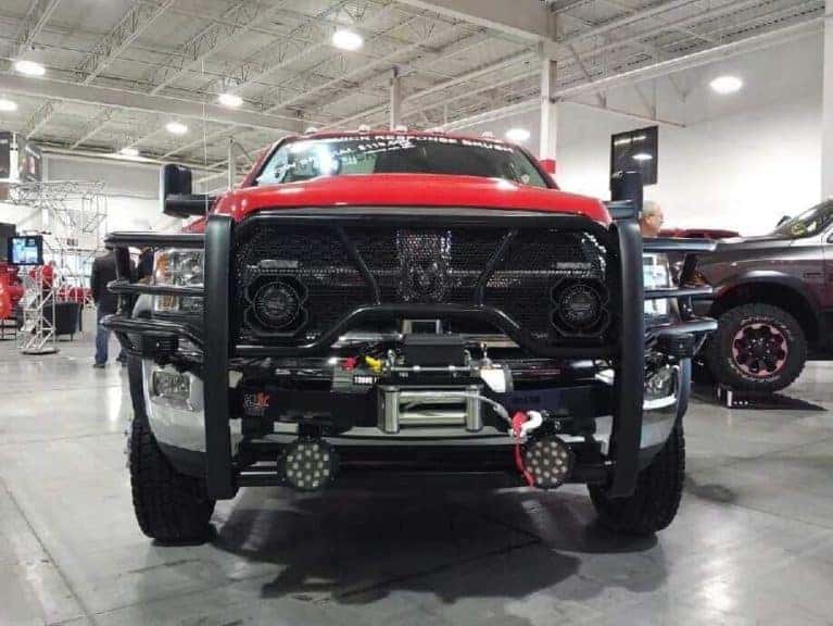 custom bush bar with lights and siren | Ontario Chrysler Jeep Dodge Ram