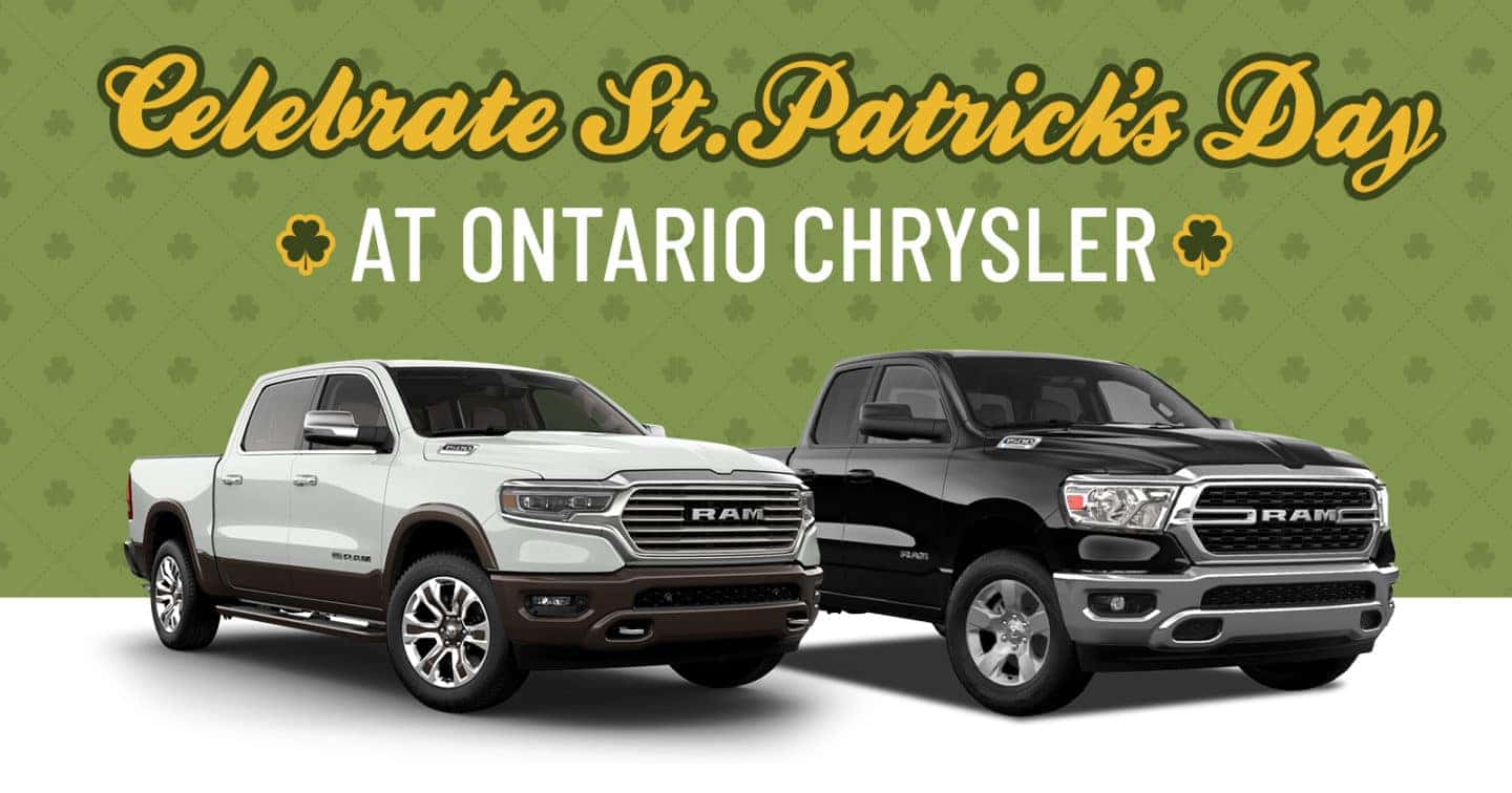 Celebrate St. Patrick’s Day at Ontario Chrysler | Ontario Chrysler Jeep ...