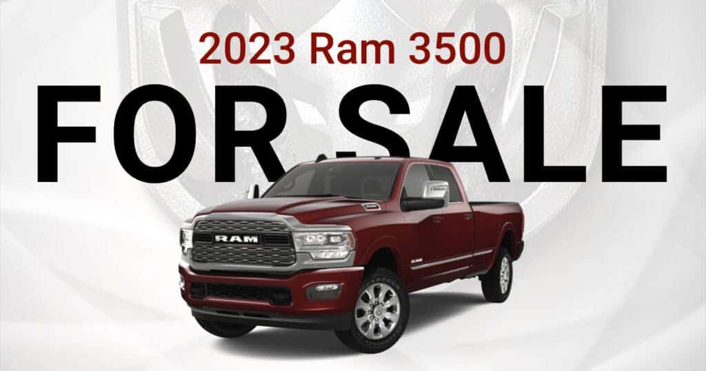 2023 Ram 3500 for Sale in Toronto, Mississauga, & Brampton | Ontario ...