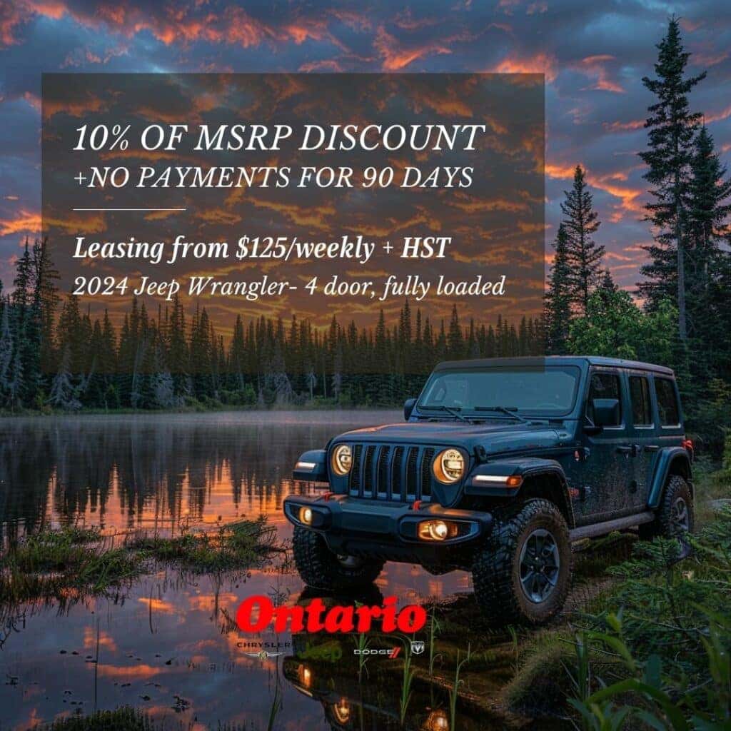 New Jeep, Dodge, Ram Deals & Incentives in Toronto, Mississauga, Brampton