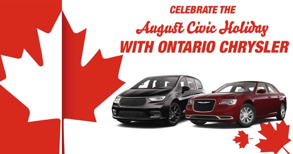 Celebrate the August Civic Holiday in Mississauga with Ontario Chrysler ...