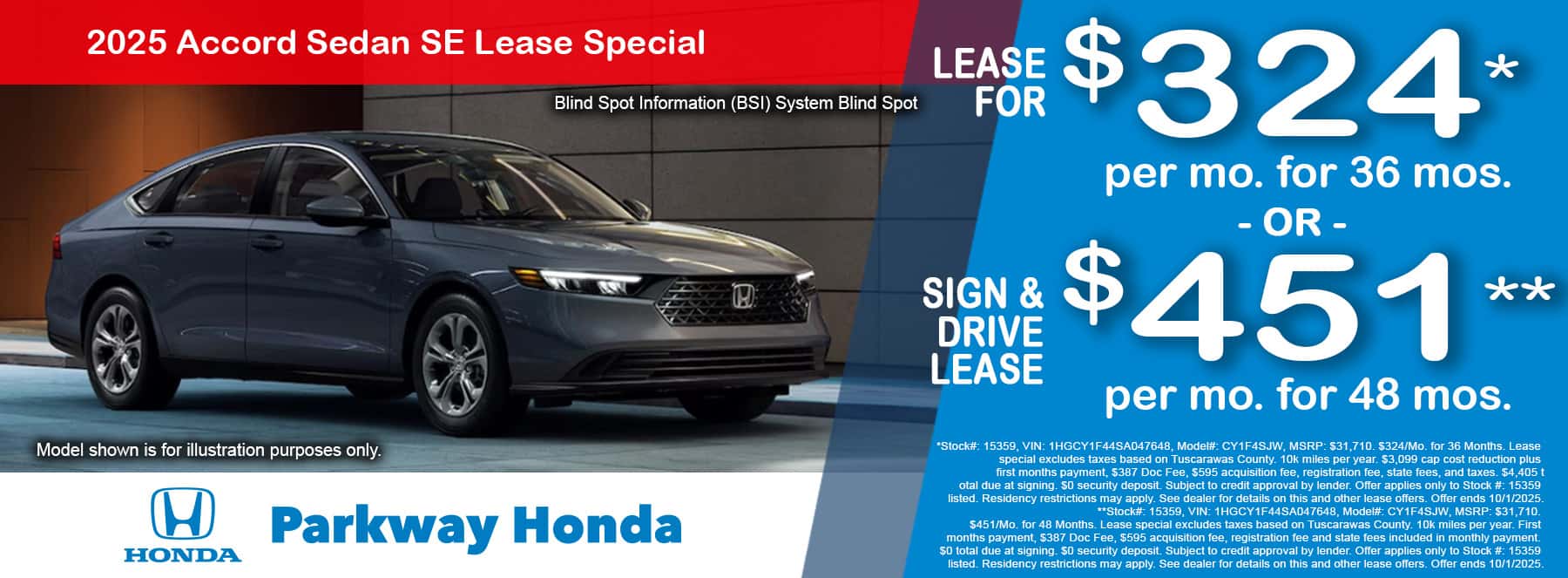 New & Used Honda Dealership In Dover, OH | Parkway Honda