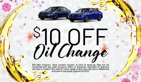 Honda Oil Change Coupons and Service Specials in Dover