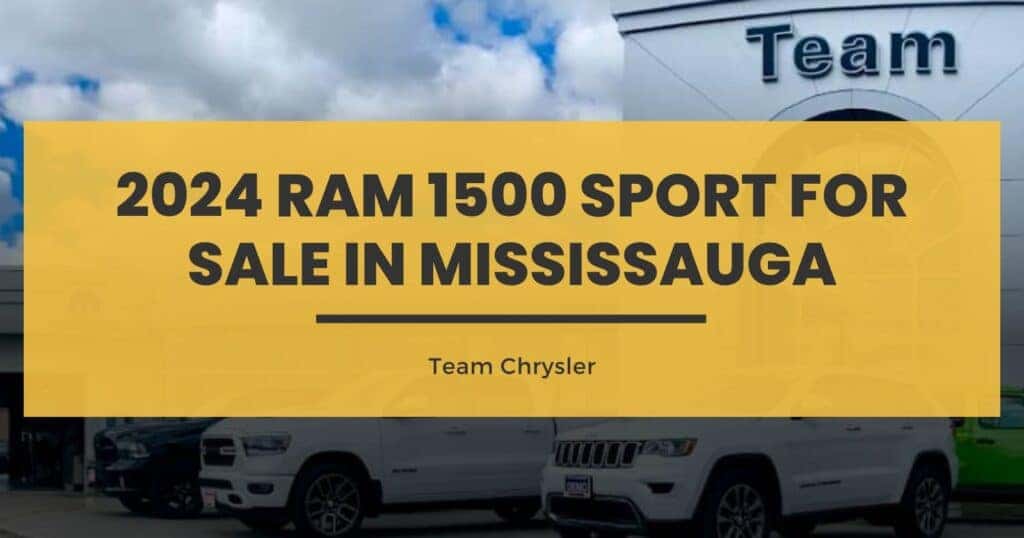 2024 Ram 1500 Sport for Sale in Mississauga, Brampton, and Toronto ...
