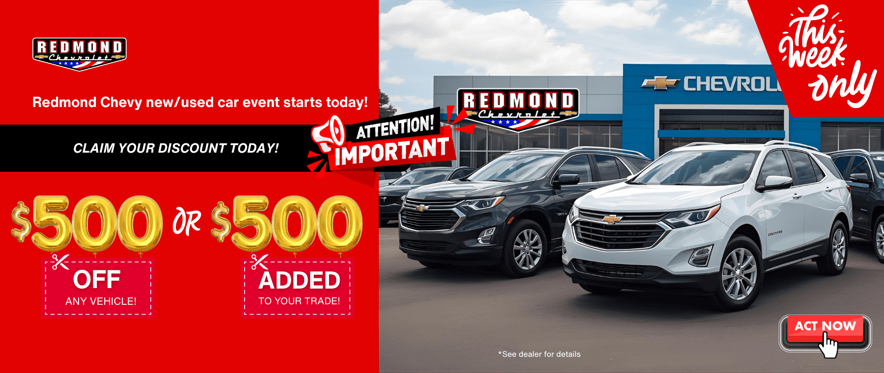 Special Event | Redmond Chevrolet